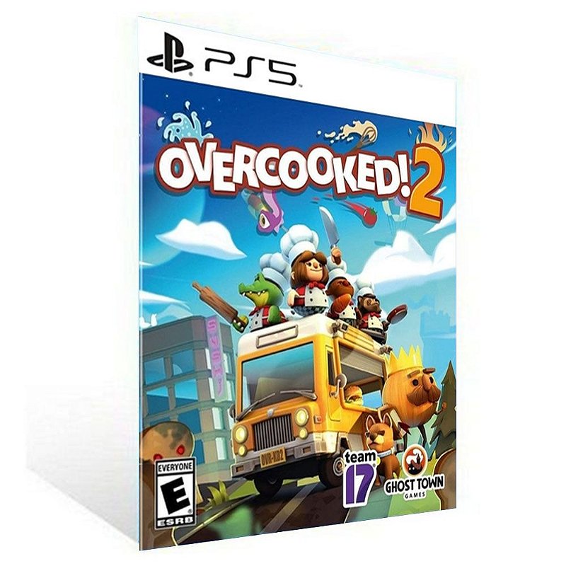 OVERCOOKED 2 PS5 - PSN Mídia Digital - Coelho Gamer