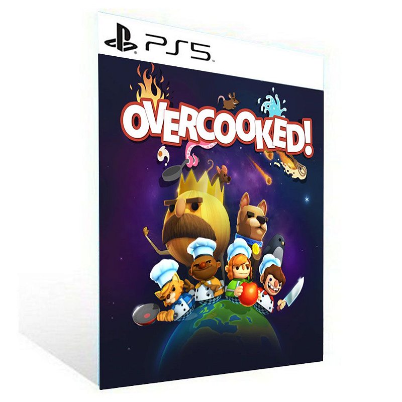 Overcooked - PS5 - PSN Mídia Digital - Coelho Gamer