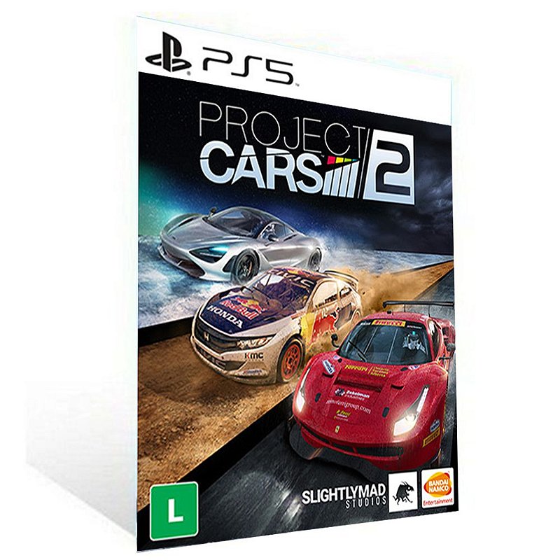 PROJECT CARS 2 - PS5 - PSN MÍDIA DIGITAL - Coelho Gamer