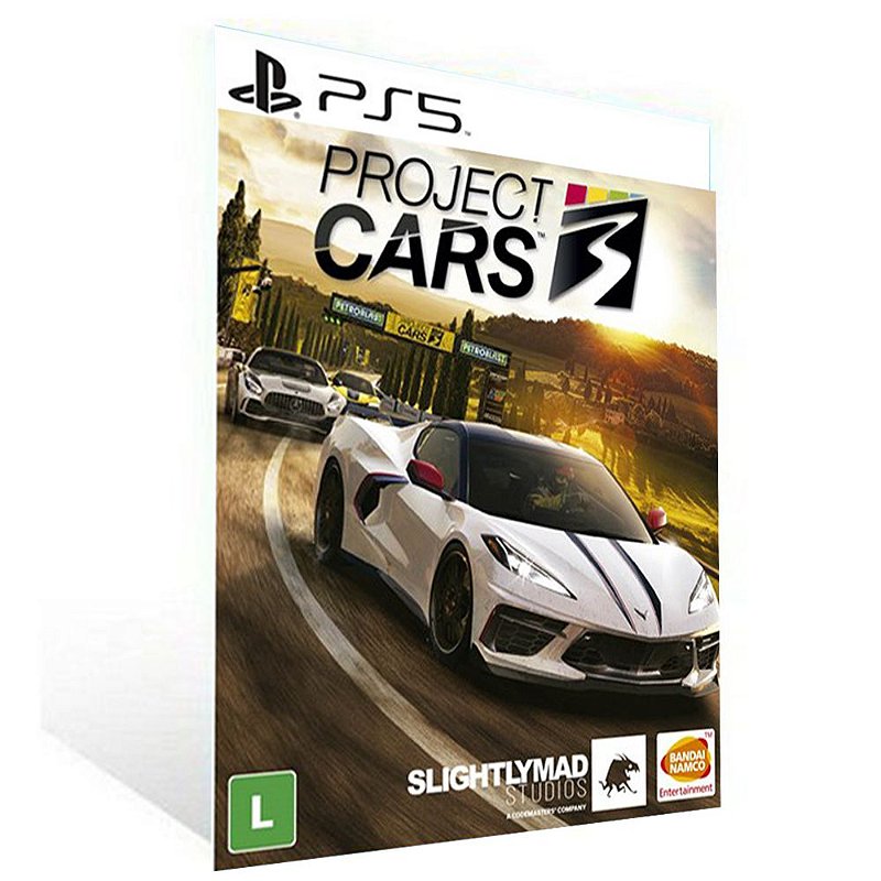 Project CARS 3 - PS5 - PSN MÍDIA DIGITAL - Coelho Gamer