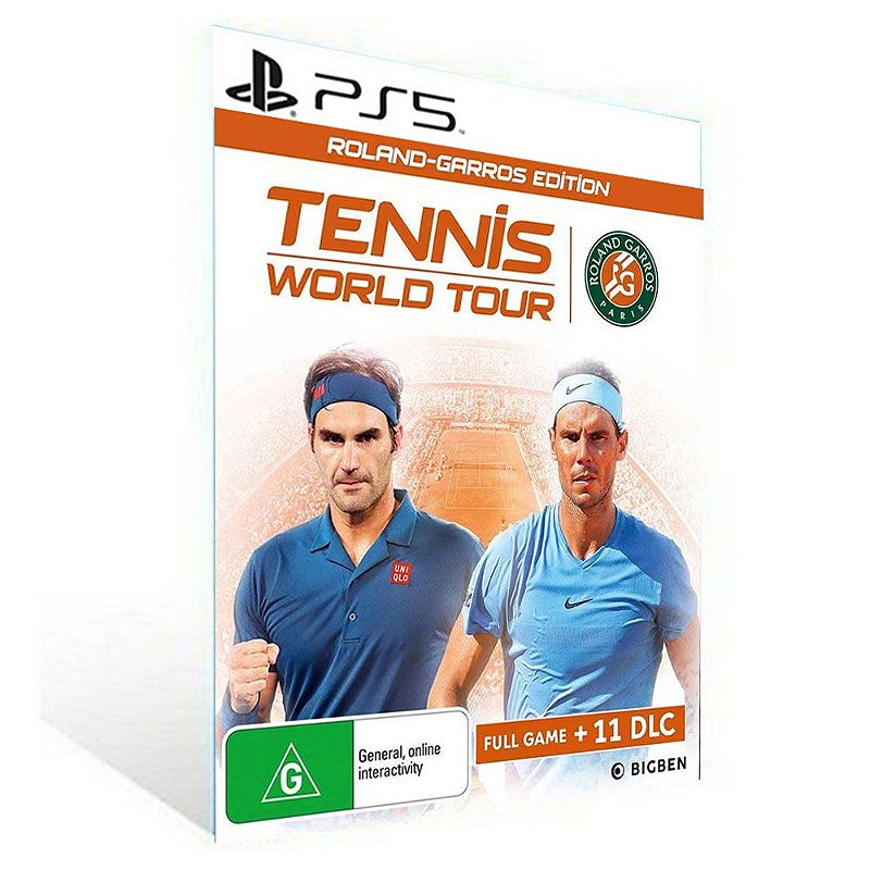 Tennis World Tour Roland-Garros Edition - PS5 - PSN Mídia Digital ...