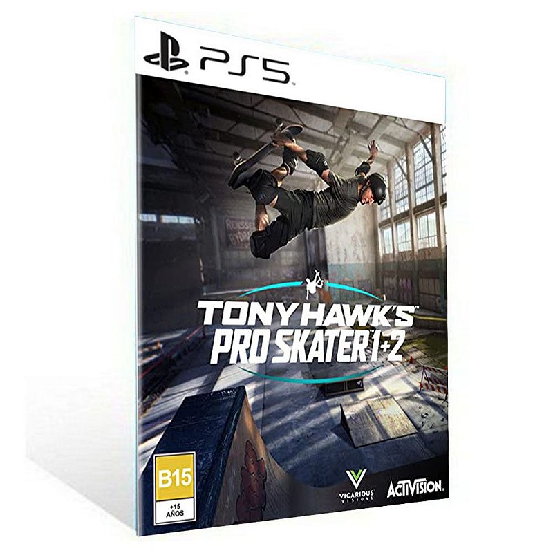 Tony Hawk's Pro Skater 1 + 2 - PS5 - PSN MÍDIA DIGITAL - Coelho Gamer