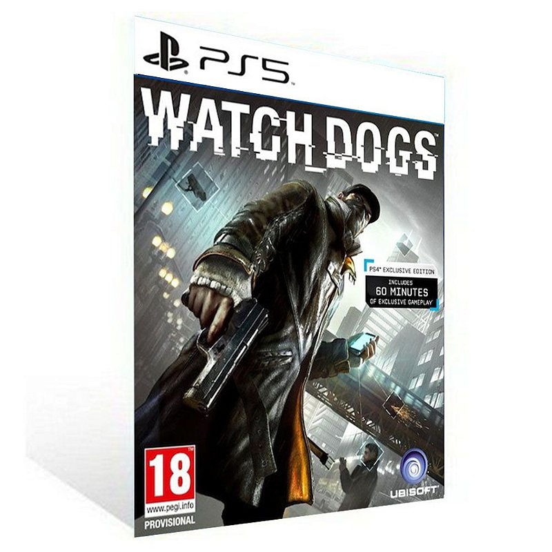 WATCH DOGS - PS5 - PSN MÍDIA DIGITAL - Coelho Gamer