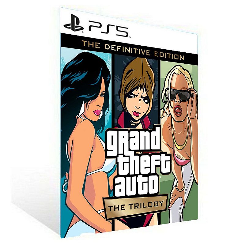 Grand Theft Auto: The Trilogy - The Definitive Edition GTA - PS5 - Coelho Gamer