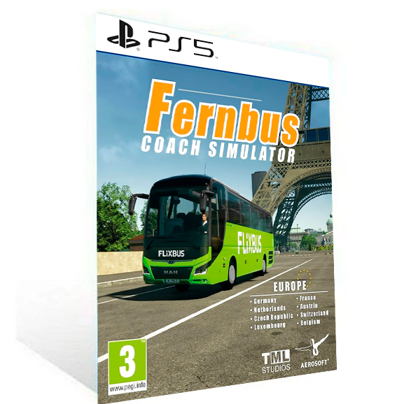 FERNBUS COACH SIMULATOR PS5 PSN MÍDIA DIGITAL - Coelho Gamer
