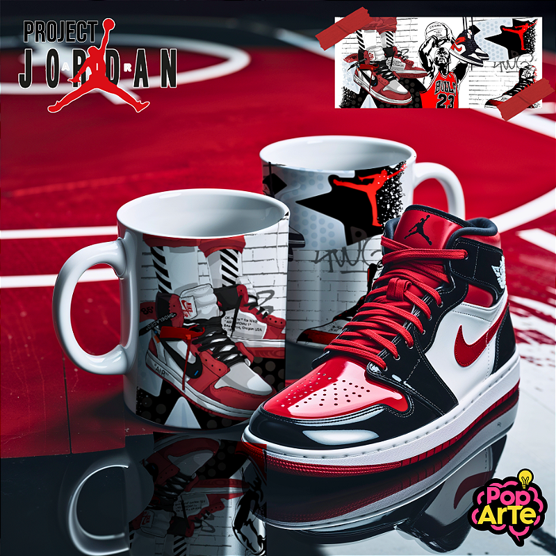 PROJECT AIR JORDAN - ARTE UNICA - POP ARTE