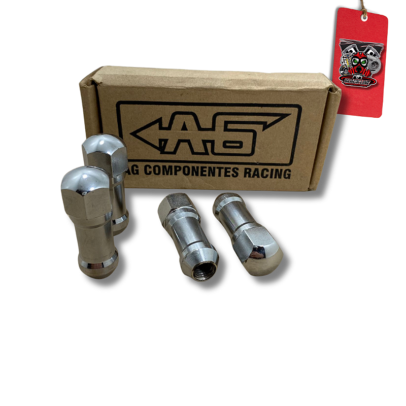 JOGO DE PORCA DE RODA POWER STAR M12 TALA 7 - AG - BlackLine Perfomance