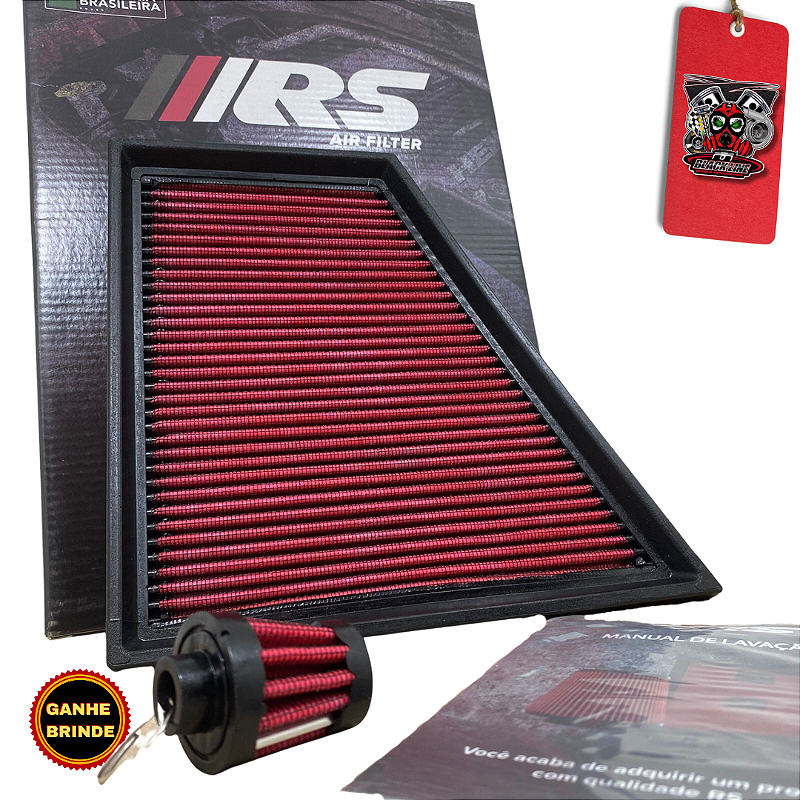 FILTRO DE AR ESPORTIVO LINHA VW 1.6 VHT RS2985 - RS FILTER - BlackLine ...