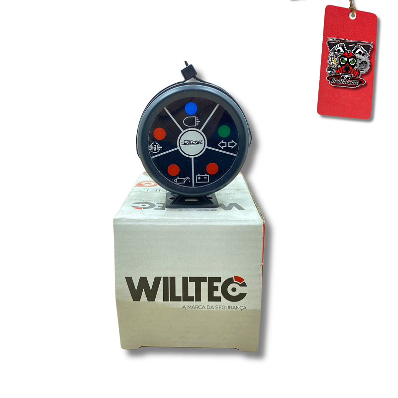 PAINEL SINALEIRA 52MM - WILLTEC - BlackLine Perfomance