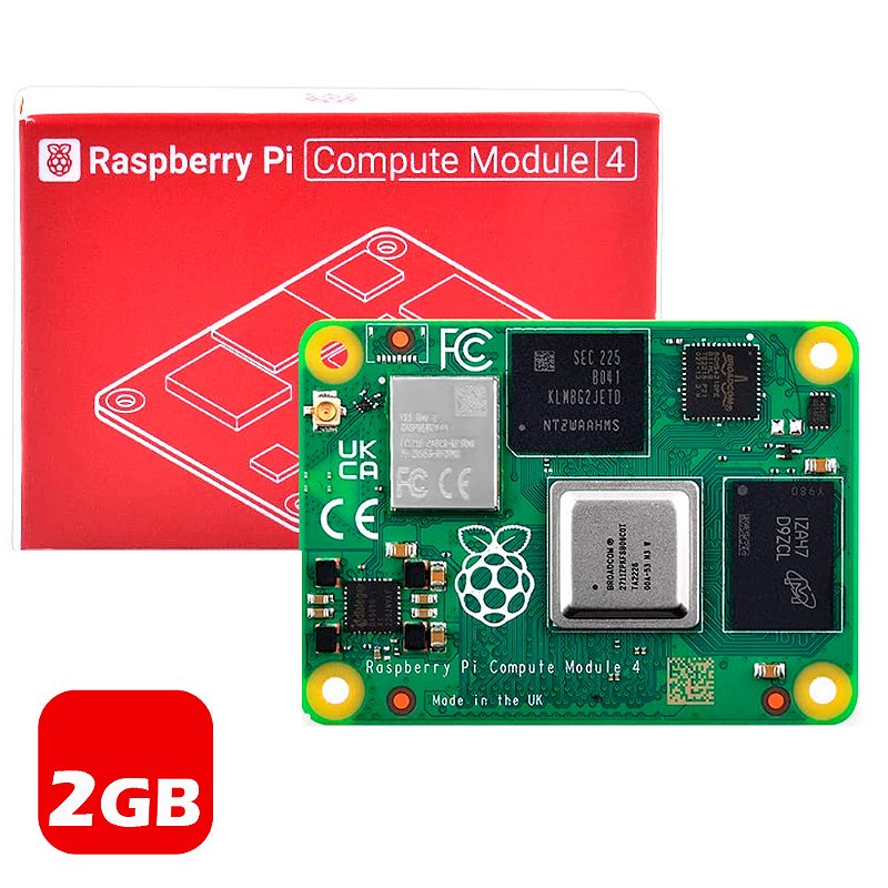 Placa Raspberry Pi CM4 Compute Module 4 CM4102008 - Orix Tecnologia