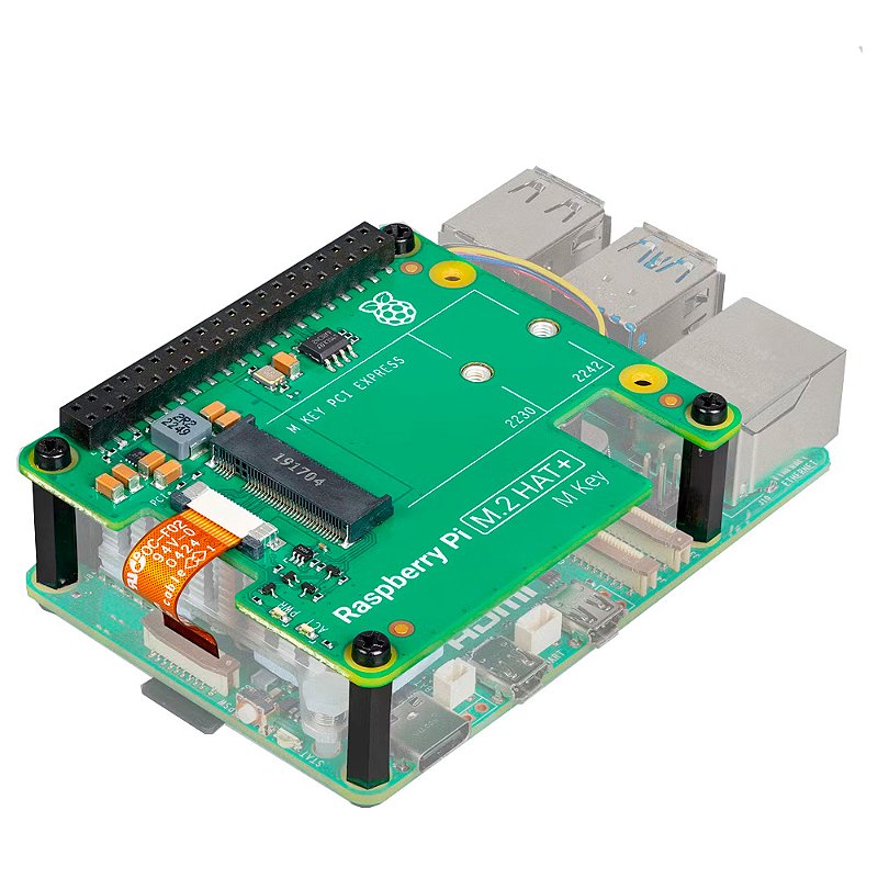 Raspberry Pi M.2 HAT+ - Orix Tecnologia