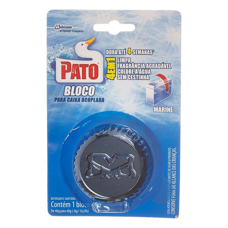Bloco Para Caixa Acoplada Pato Marine 40g - Espaço Do Síndico Bh ...