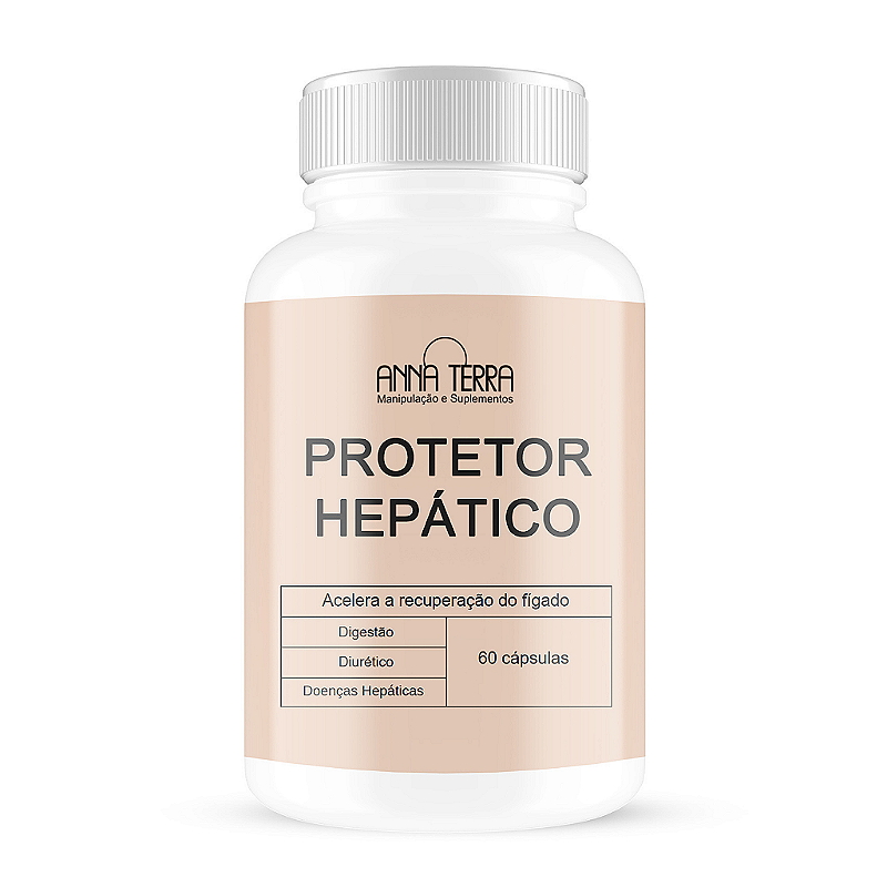 Protetor Hepático 60 Cápsulas - Anna Terra Farmácia de Manipulação