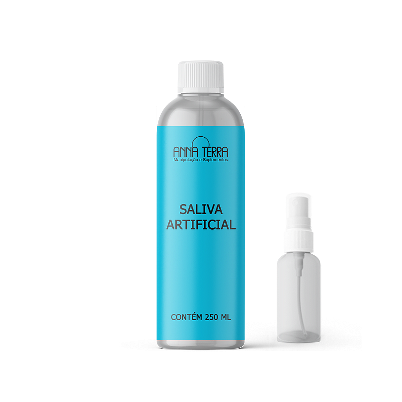 Saliva Artificial 250ml + Frasco Spray 30ml - Anna Terra Farmácia de ...