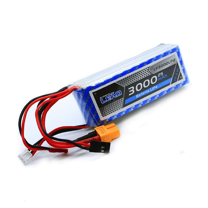Life 6.6v 2s 3000mah 25c Xt60 Receptor - CL Modedlsmo