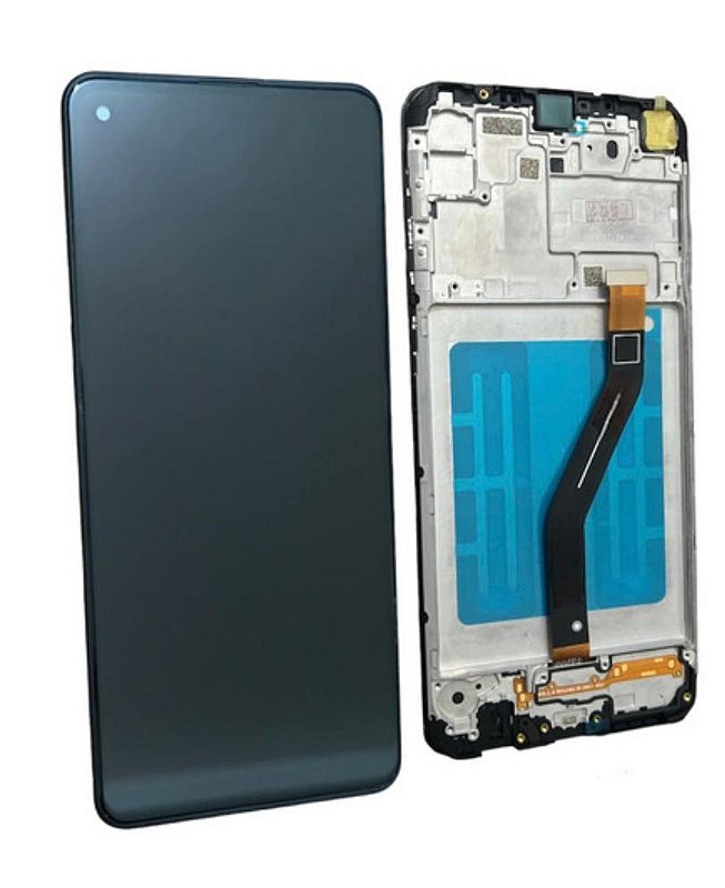 FRONTAL COMPLETA TELA TOUCH DISPLAY LCD SAMSUNG A21 - Tencel