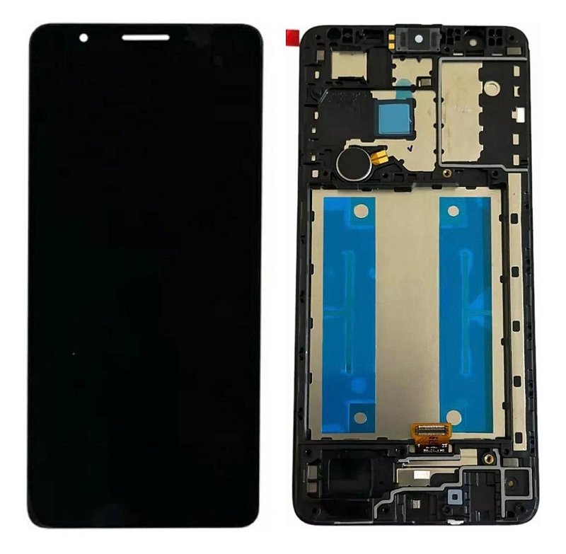 FRONTAL COMPLETA TELA TOUCH DISPLAY LCD SAMSUNG A01 CORE - Tencel