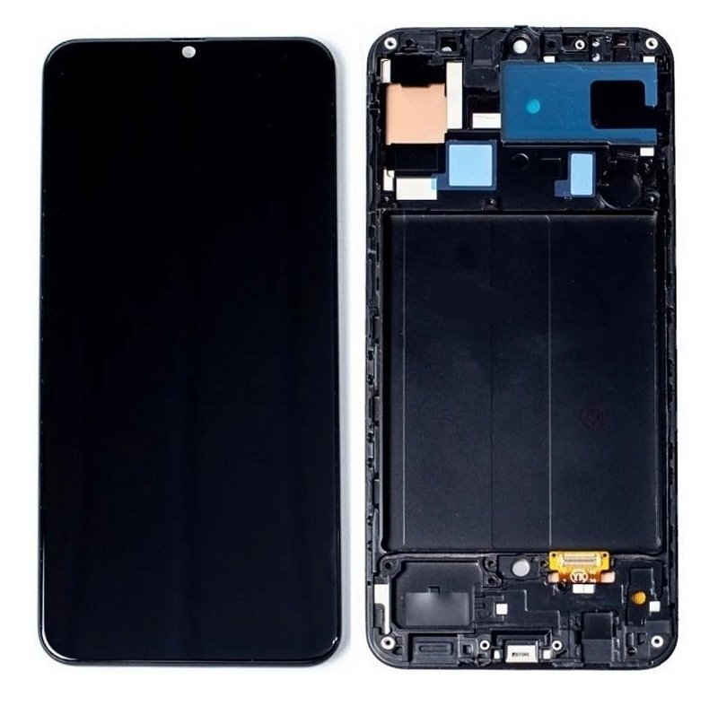 FRONTAL COMPLETA TELA TOUCH DISPLAY LCD SAMSUNG A30S - Tencel
