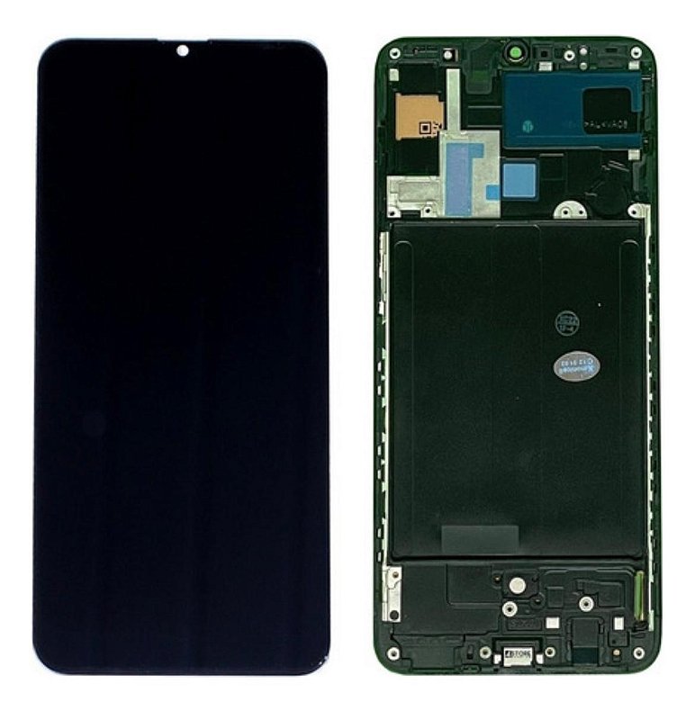 FRONTAL COMPLETA TELA TOUCH DISPLAY LCD SAMSUNG A70 - Tencel