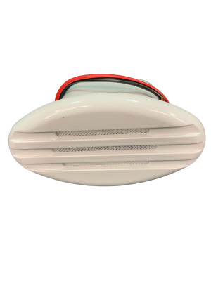 Buzina elétrica de embutir branca 12V - Bravo Marine Autorizada Mercury