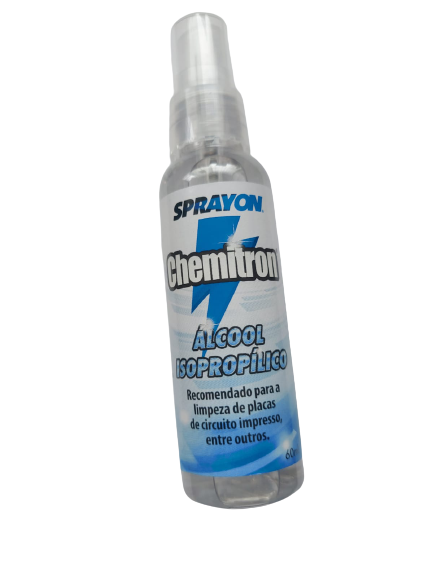 Álcool Isopropílico SPRAY 60ML CHEMITRON - Power Circuit - Componentes ...