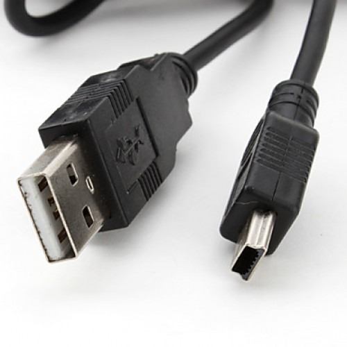 Cabo MINI USB 60CM PARA CARREGAR CONTROLE PS3 P/ V3 CAIXA DE SOM ETC ...