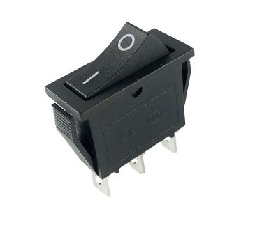 Chave GANGORRA KCD3-101 PRETA - Power Circuit - Componentes Eletrônicos