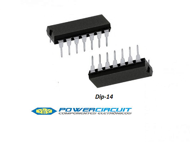 Circuito Integrado LM319N DIP-14 - Power Circuit - Componentes Eletrônicos