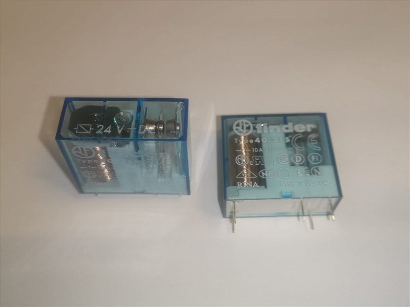 Rele FINDER TYPE 40.31S 10A 250A 24VDC 5 PINOS BOBINA 24VDC - Power ...