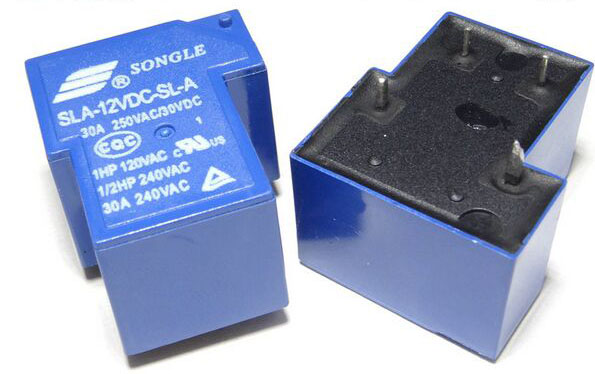 Rele T90 12V 30A RRP10-C DC12V = HJQ-15F-S-Z AZUL - Power Circuit ...