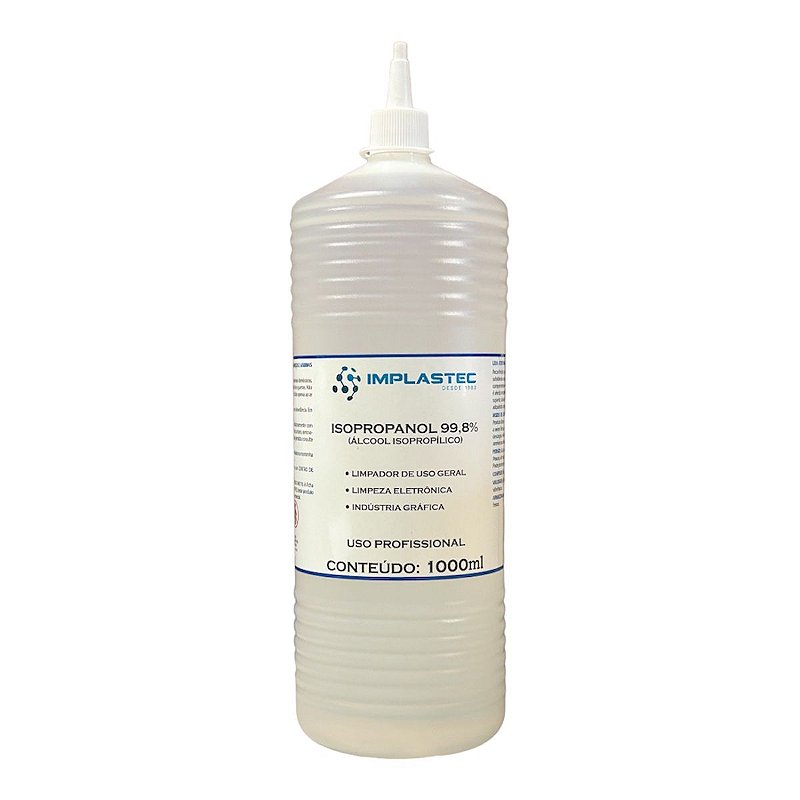 Alcool Isopropilico 1 Litro Implastec (Isopropanol 99,8%) - Power ...