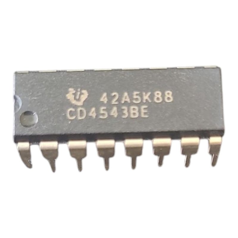 Circuito Integrado Cd4543be Dip-14 Texas - Power Circuit - Componentes ...