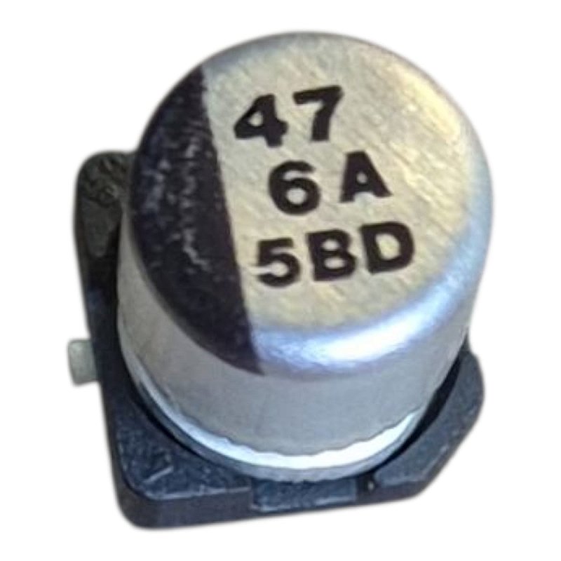 Capacitor Eletrolitico Smd 47uf/6,3v 5x6mm Ecev0ja470p - Power Circuit ...