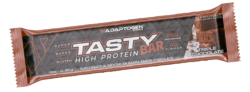 TASTY BAR 90 GR TRIPLE CHOCOLATE - ADAPTOGEN - BM VITAMINAS