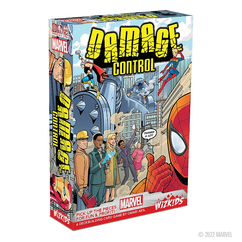 Marvel Damage Control/WizKids/Board Game/1 a 4 jogadores/12 anos ...