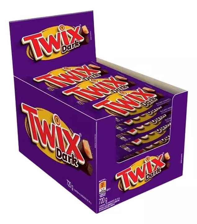 Twix Dark Chocolate Triplo Chocolateolate - Display 18X40 G - Loja de ...