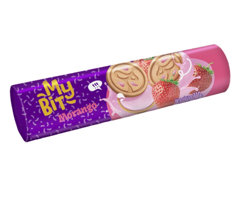 Biscoito Recheado My Bit Morango 110 Gr - Loja de festa Cabral e Sousa