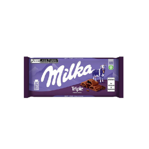 Chocolate Milka Triple Caramel 90g - Loja de festa Cabral e Sousa