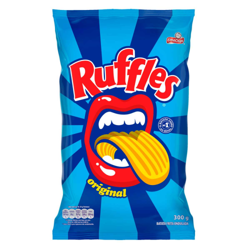 Batata Ruffles Sabor Original - Pacote com 300G - Loja de festa Cabral ...
