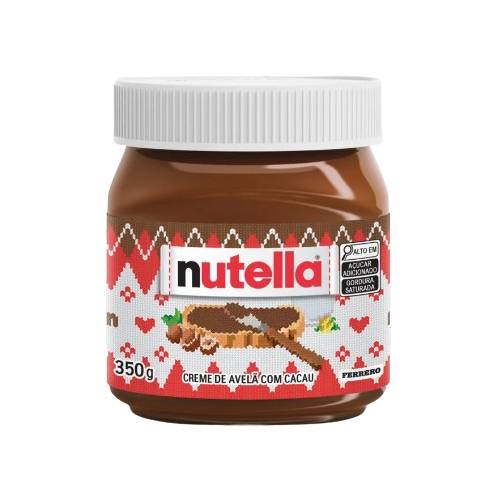Nutella Creme de Avelã 1 Unidade Tema Natal 350g - Loja de festa Cabral ...