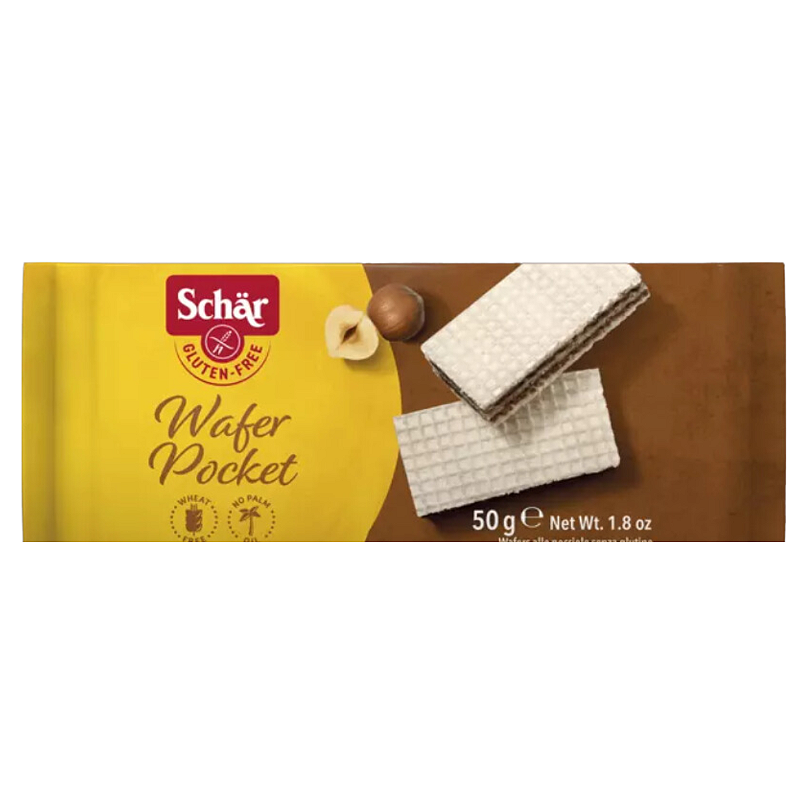 Wafer Pocket Sem Glúten 50g Schar - Pandix Distribuidora Produtos Dr. Schar