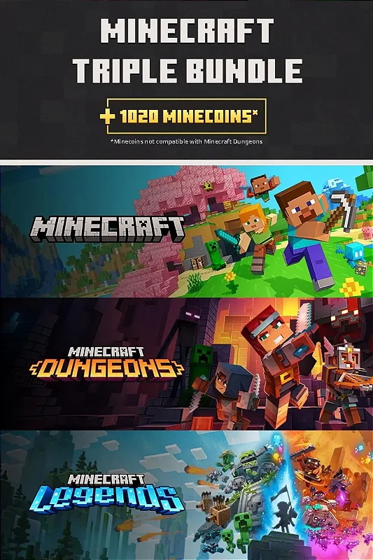 Pacote Triplo Minecraft - TB Games