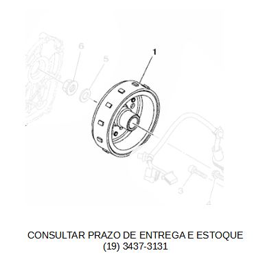 ROTOR DO MAGNETO PARA NMAX 2017 ATE 2023 ORIGINAL YAMAHA (CONSULTAR ...