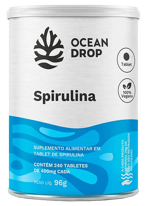 Spirulina Ocean Drop - Nutry Whey Suplementos