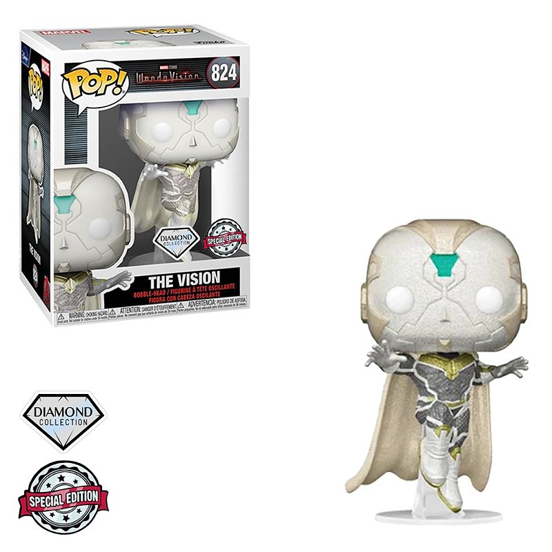 Funko Pop 824 Marvel Wanda Vision The Vision Special Edition - Popular Geek