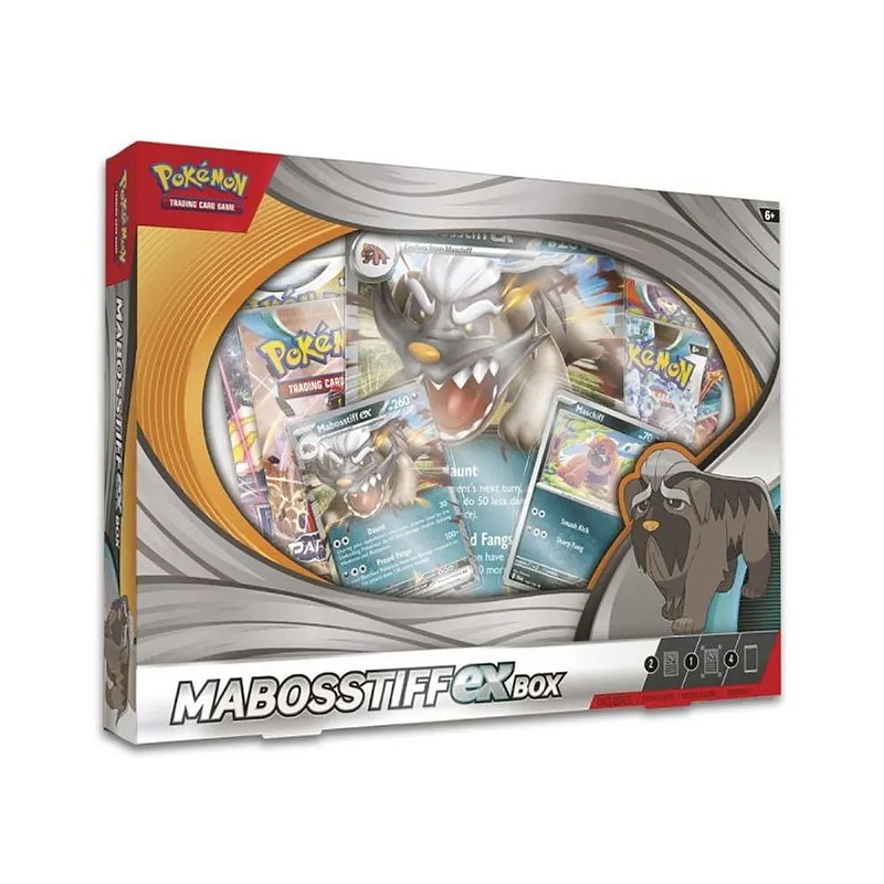 Box Coleção Pokémon TCG Mabosstiff EX - Popular Geek