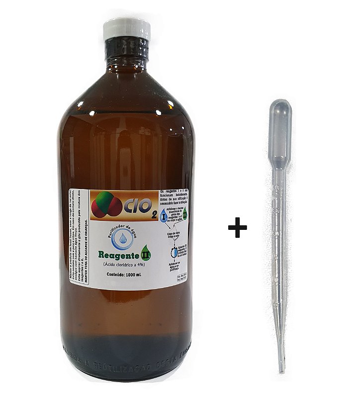 ÁCIDO CLORÍDRICO A 4 % - 1000 ML - ClO2 BR