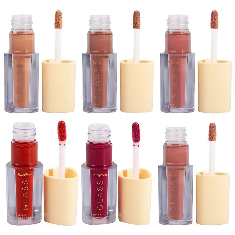 Gloss Labial Laqueado Glass by Ruby Rose HB577 - Bretalle