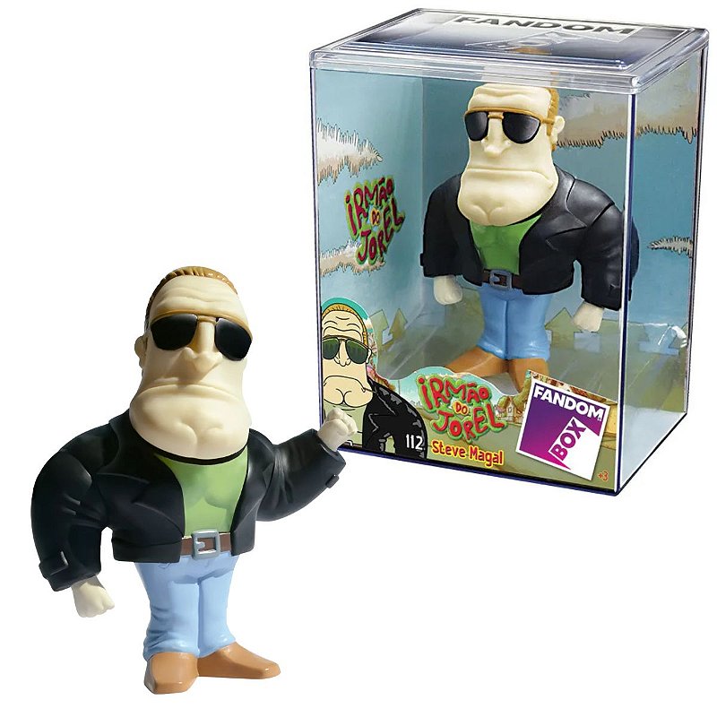 Boneco Colecionável Steve Magal Irmão do Jorel Fandom Box 10x12 Líder ...