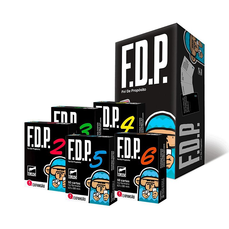 Kit Familia FDP Foi De Proposito Basico, 2, 3, 4, 5 e 6 Buro - Hiper ...